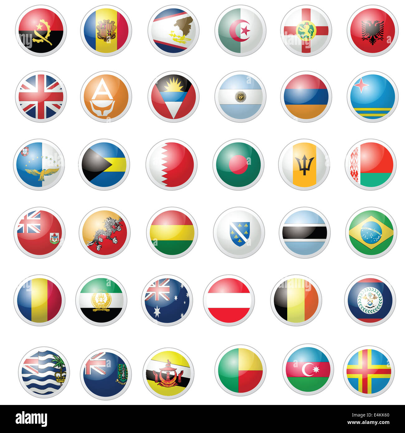 Country flag icons hi-res stock photography and images - Alamy