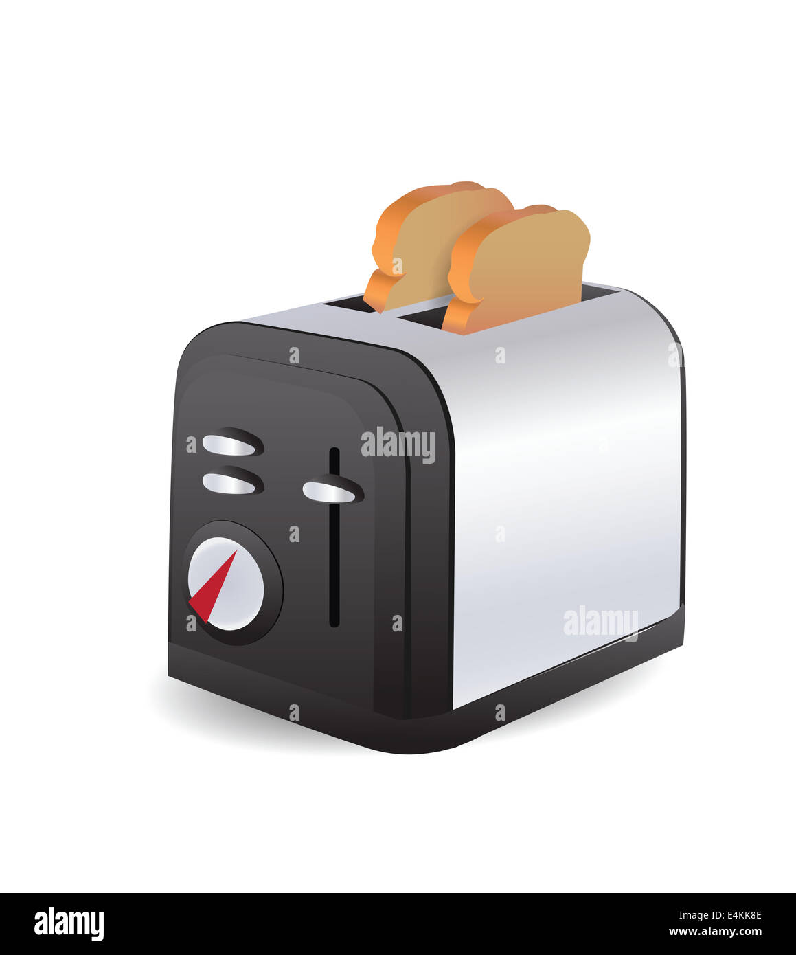Two slice bread toaster Cut Out Stock Images & Pictures - Alamy