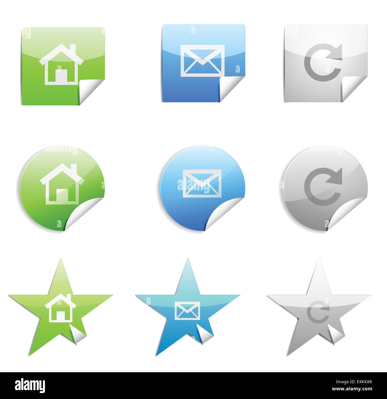 Yellow sticker supermarket Cut Out Stock Images & Pictures - Alamy