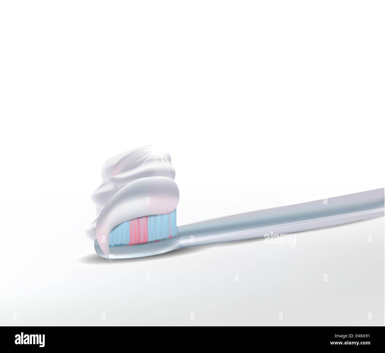 Tooth Paste and Brush Stock Photo - Alamy