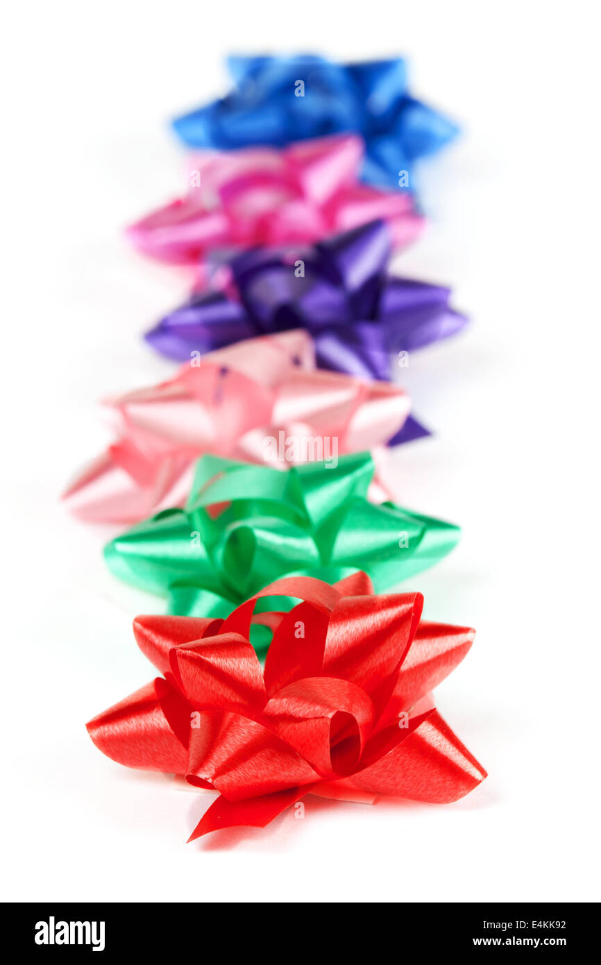 color of gift ribbons Stock Photo - Alamy