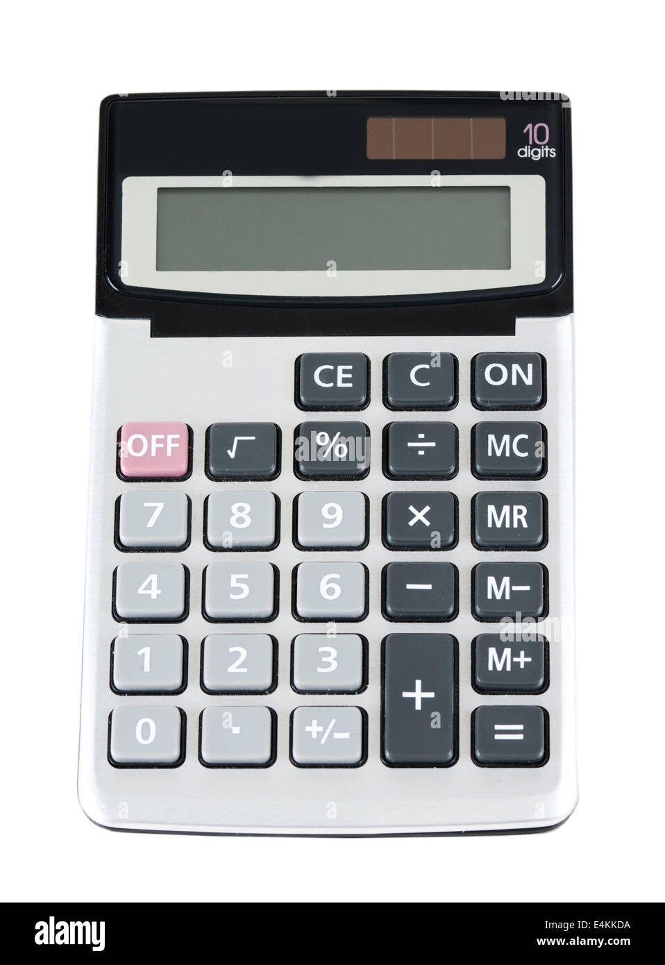 plastic electronic calculator Stock Photo - Alamy