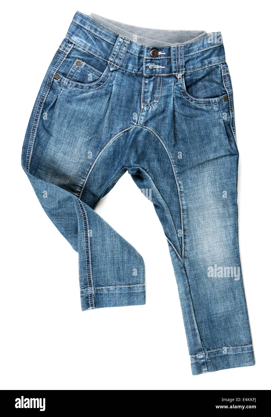 blue denim trousers Stock Photo - Alamy