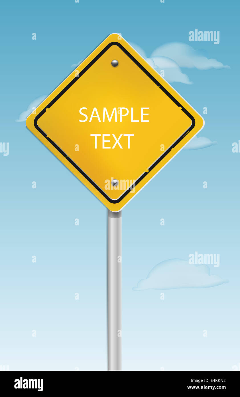 Blank motorway signs hi-res stock photography and images - Alamy