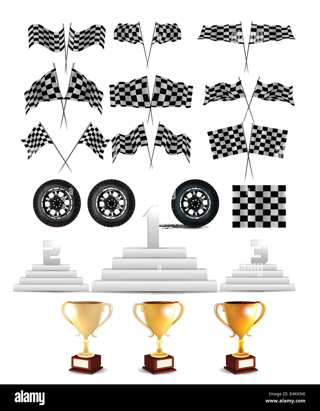 Racing Design Elements Stock Photo - Alamy