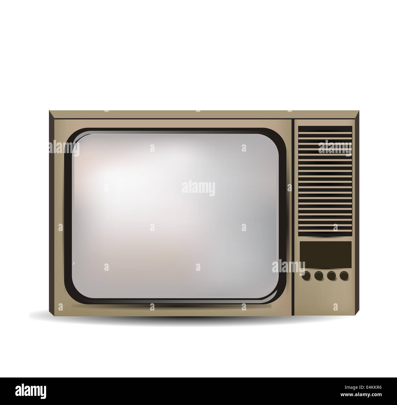 Old Retro TV Stock Photo - Alamy