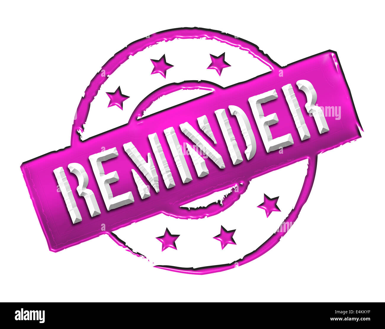 Reminder stamp hi-res stock photography and images - Alamy
