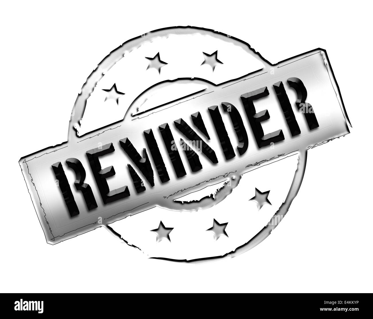 Reminder stamp hi-res stock photography and images - Alamy