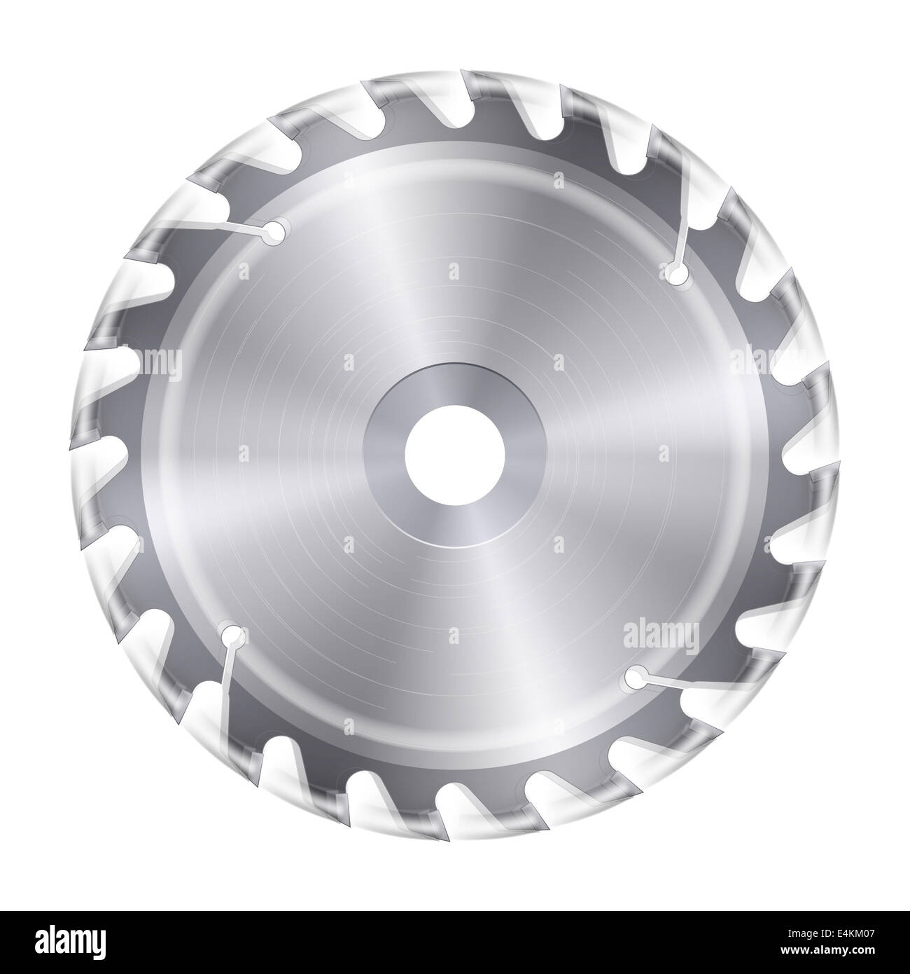 Rotating metal blade of circular saw on white background Stock Photo ...