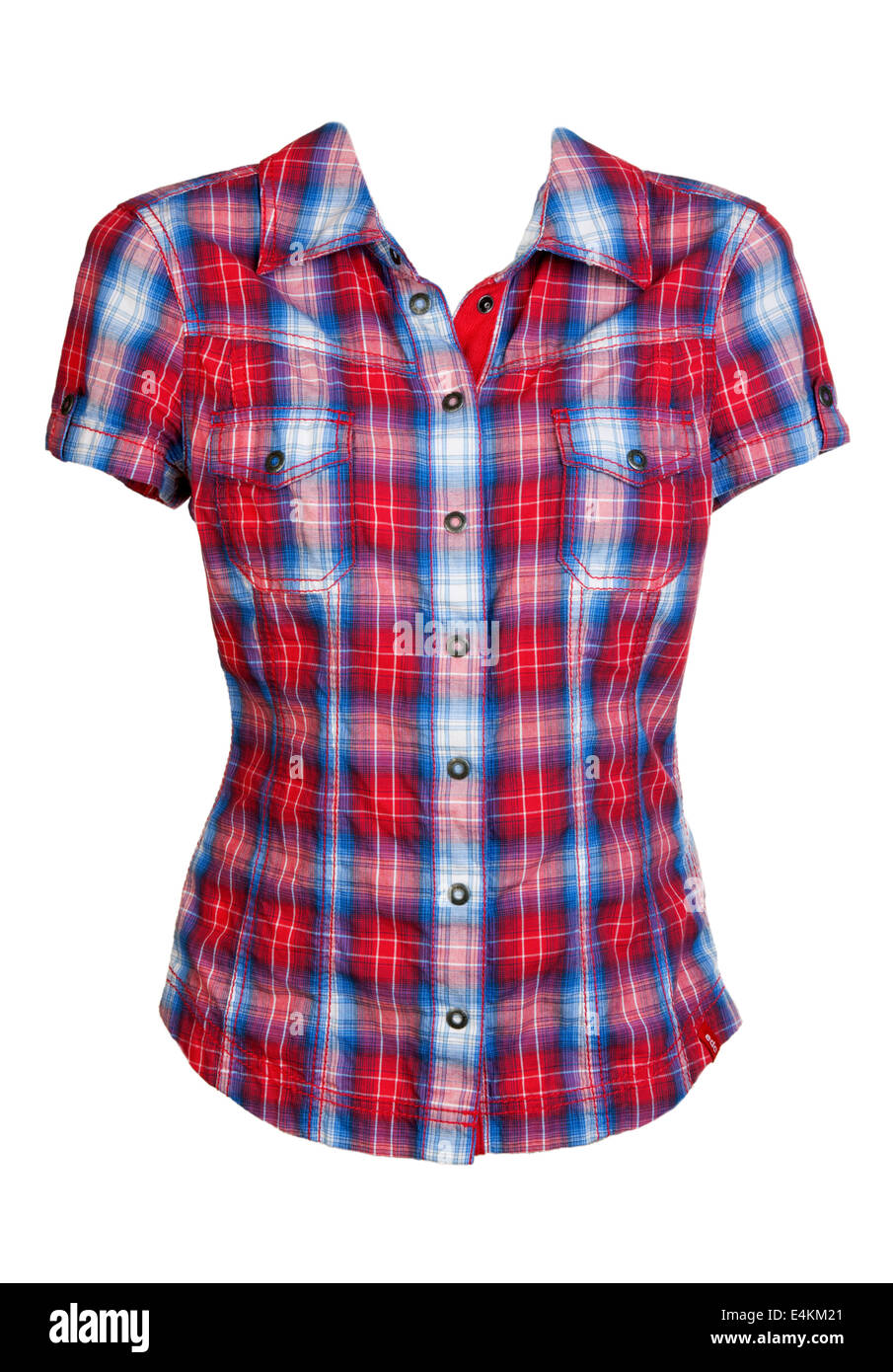 red checkered shirt Stock Photo - Alamy