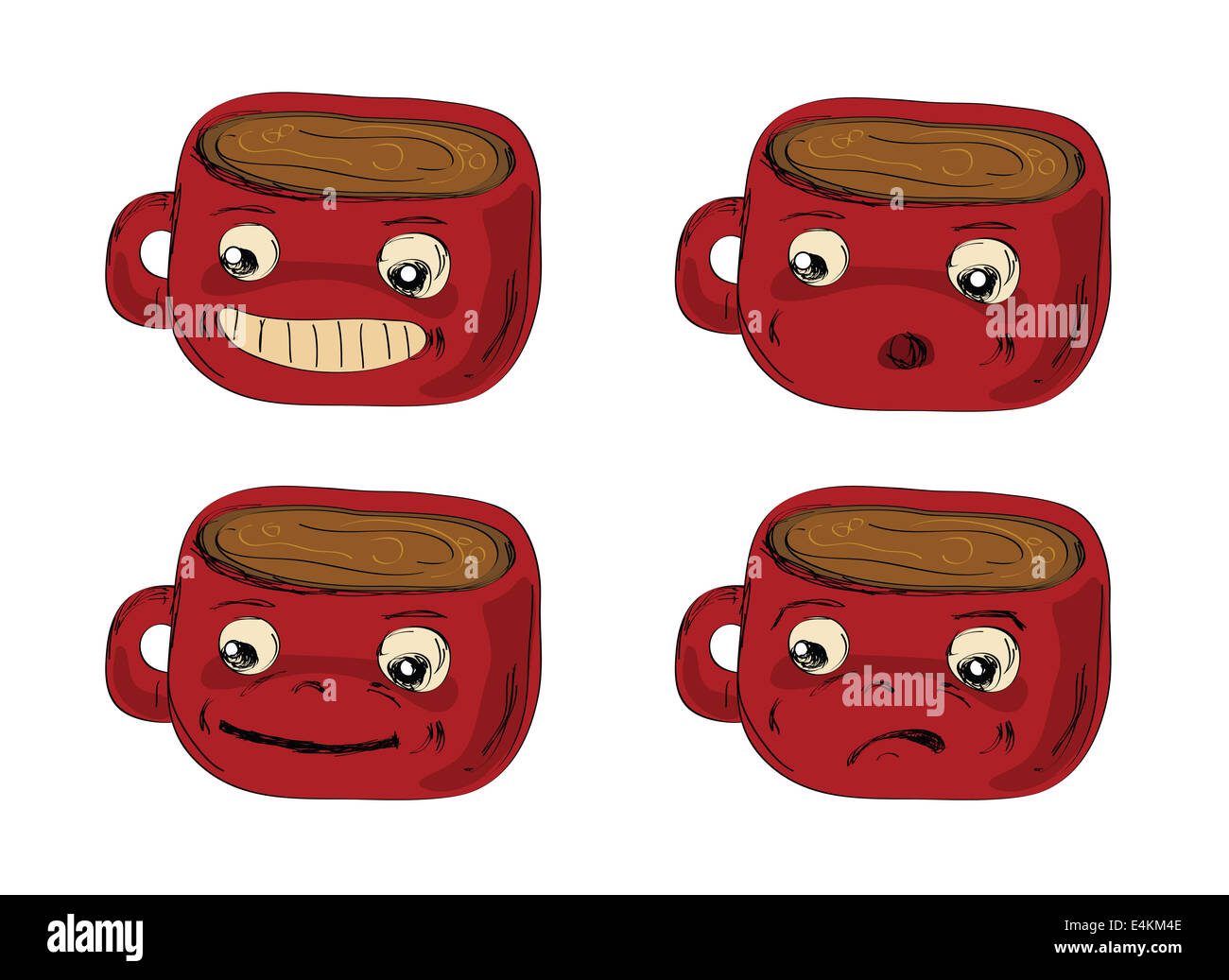 Cartoon mugs hi-res stock photography and images - Alamy