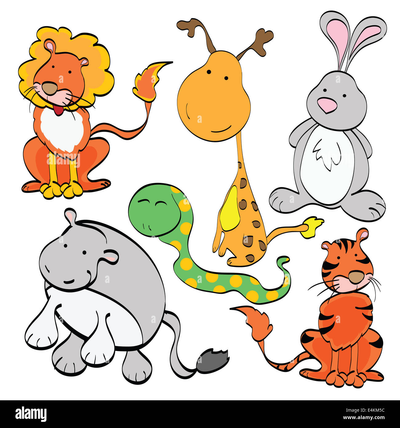 Draw animals hi-res stock photography and images - Alamy