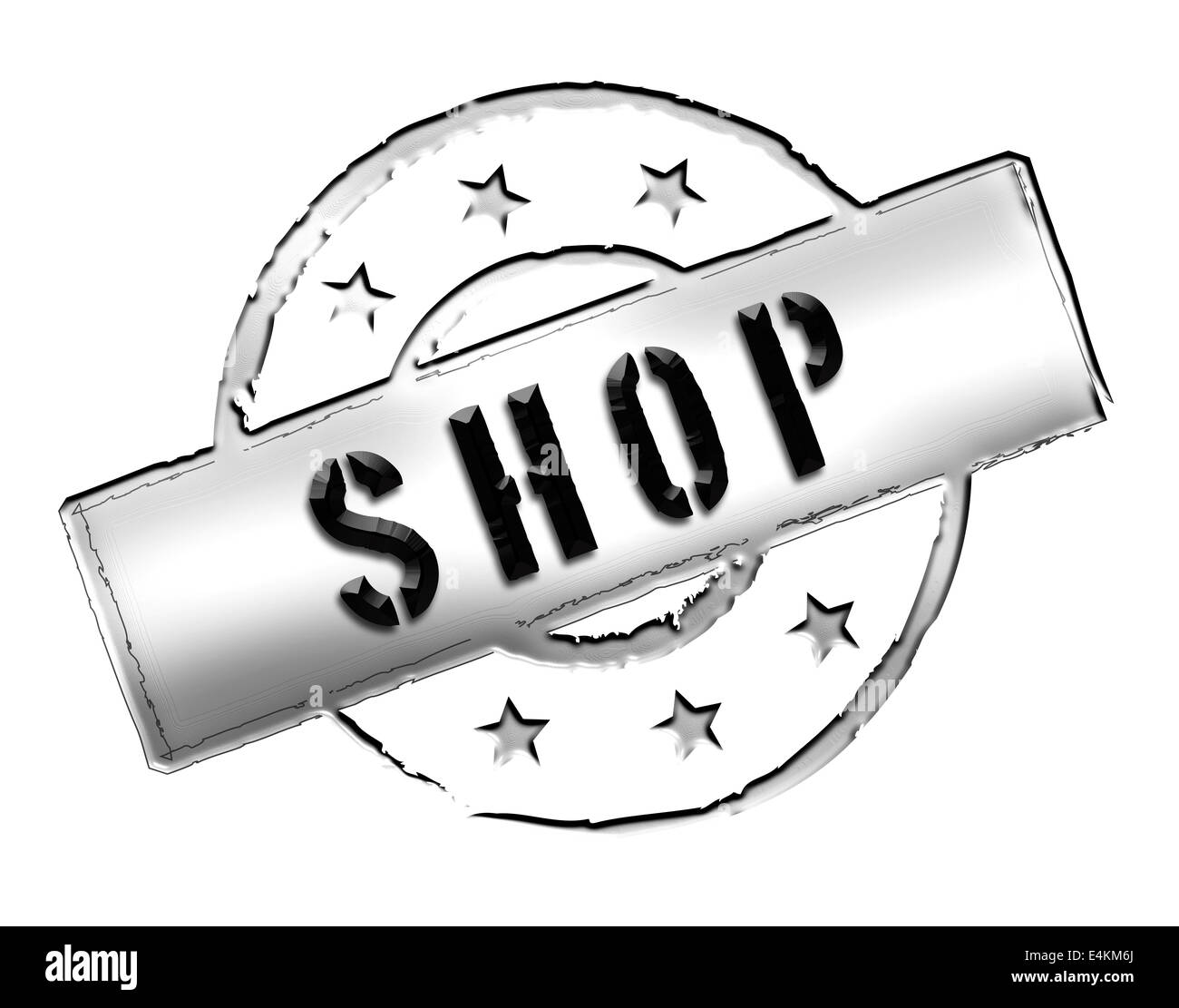 Stamp - SHOP Stock Photo - Alamy
