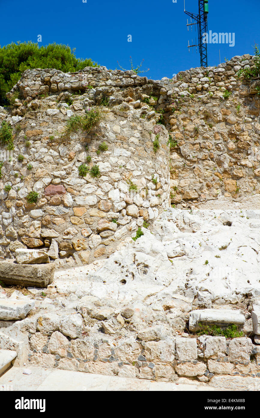 Arabic castle in Denia Spain Stock Photo - Alamy