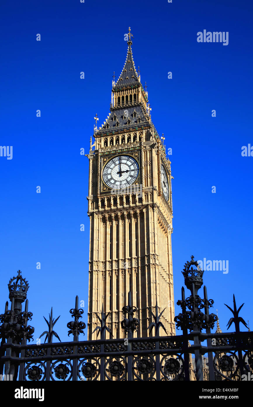 The world famous international landmark Big Ben of the Houses Of ...