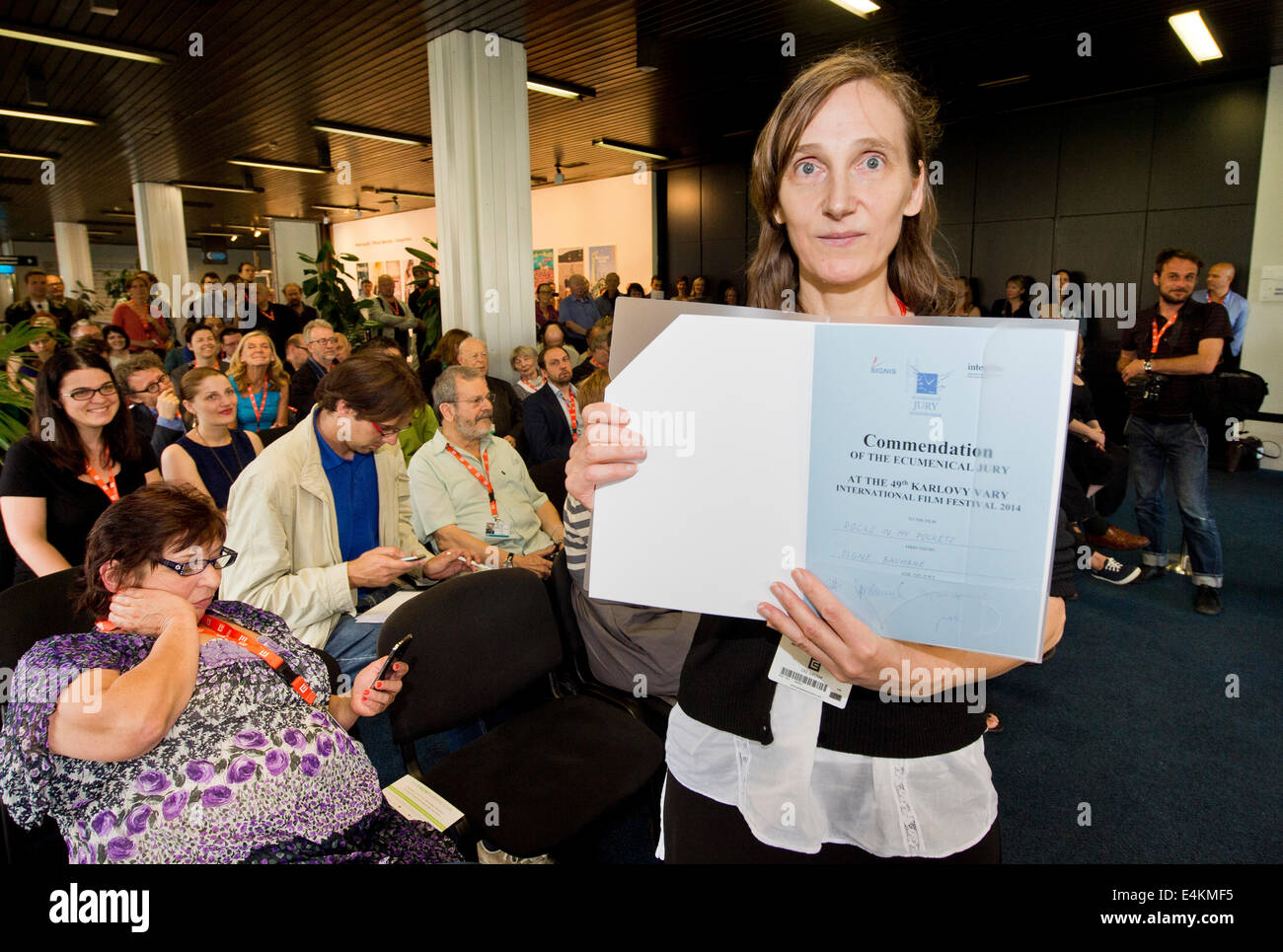 Latvian director Signe Baumane was awarded a film critics's award by ...