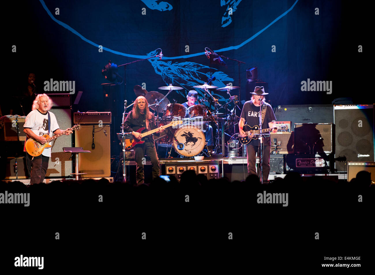 Neil Young Live Rust Stage