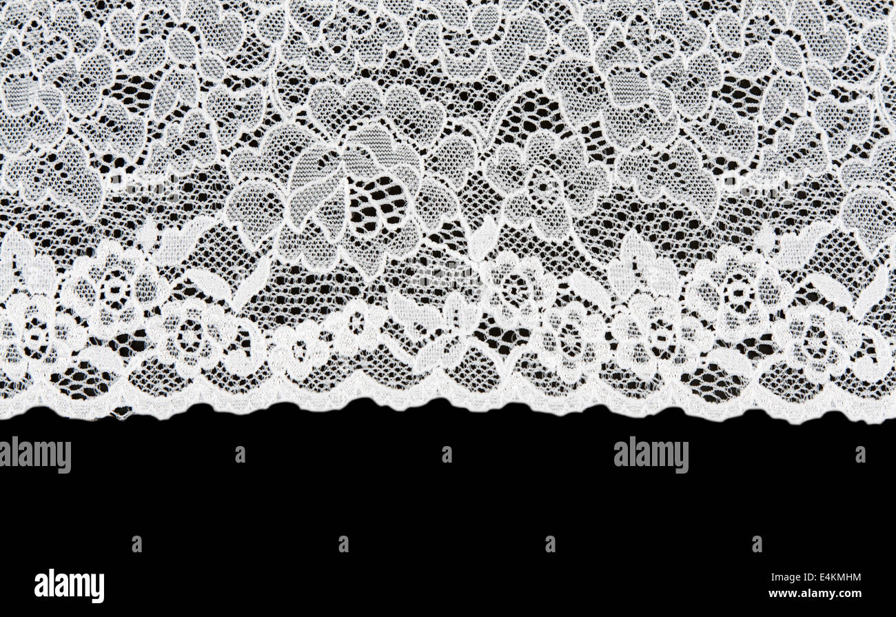 White patterned lace Stock Photo - Alamy