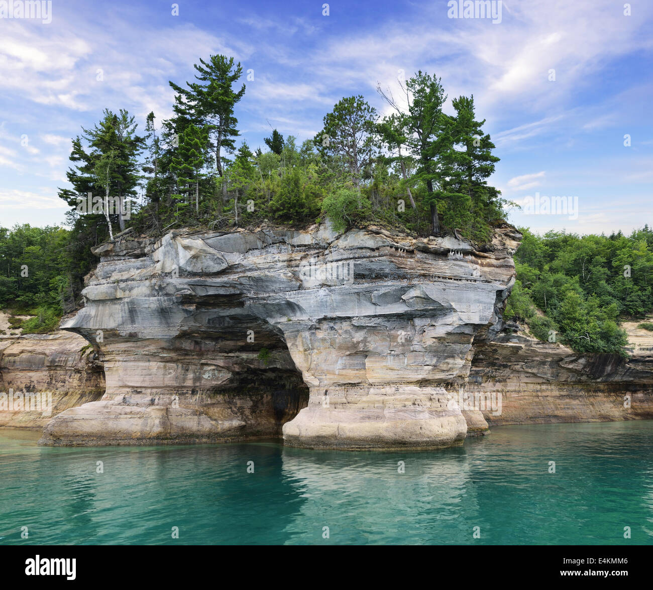 Pictured Rock National Lake Shore Michigan State Stock Photo - Alamy