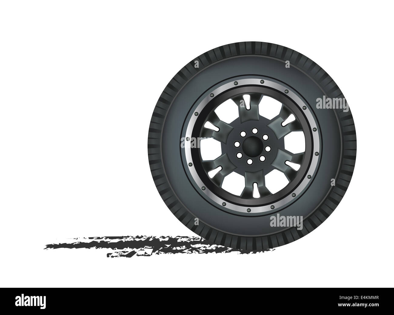 White wheel rims hi-res stock photography and images - Alamy