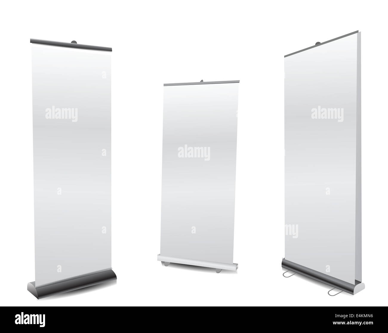 Blank Roll ups Stock Photo - Alamy