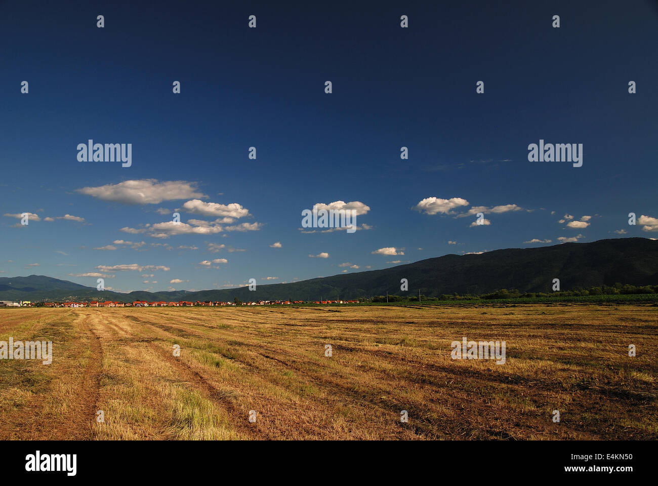 sunny day and dramatic sky Stock Photo - Alamy