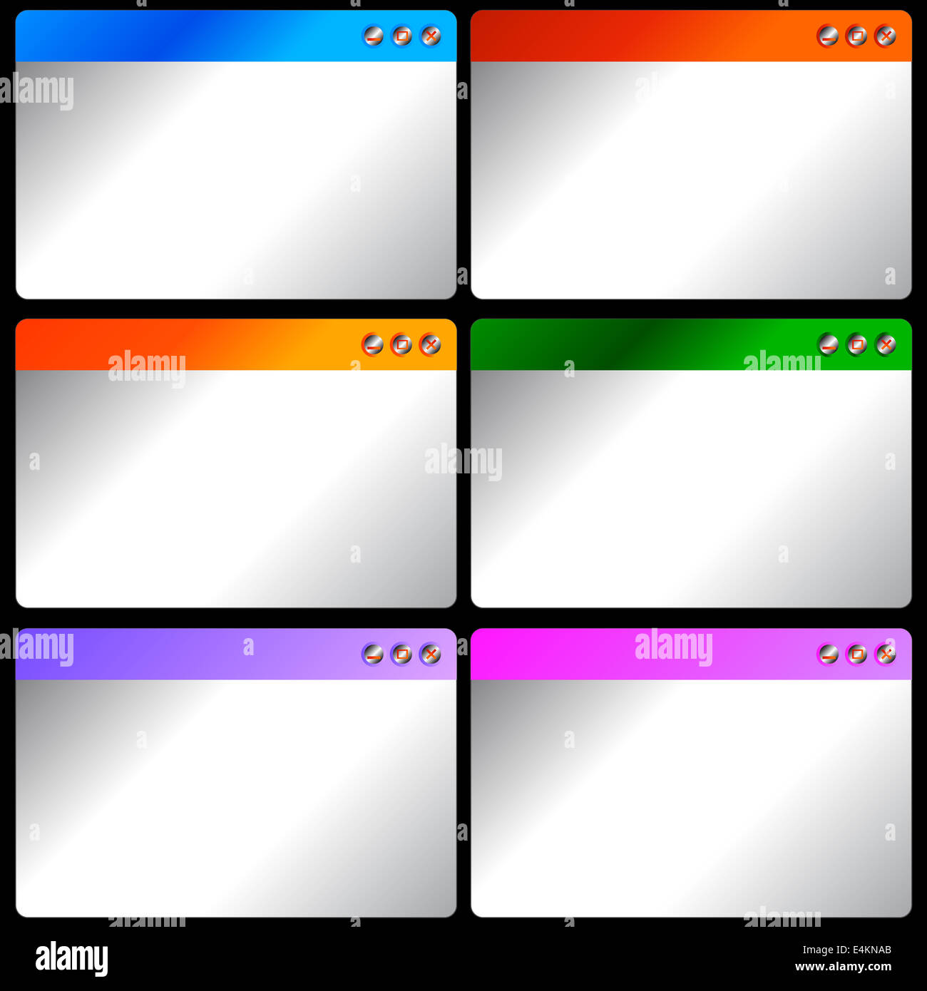 Windows template hi-res stock photography and images - Alamy