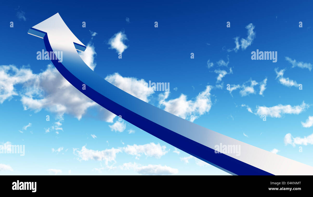 Arrow in the sky Stock Photo - Alamy