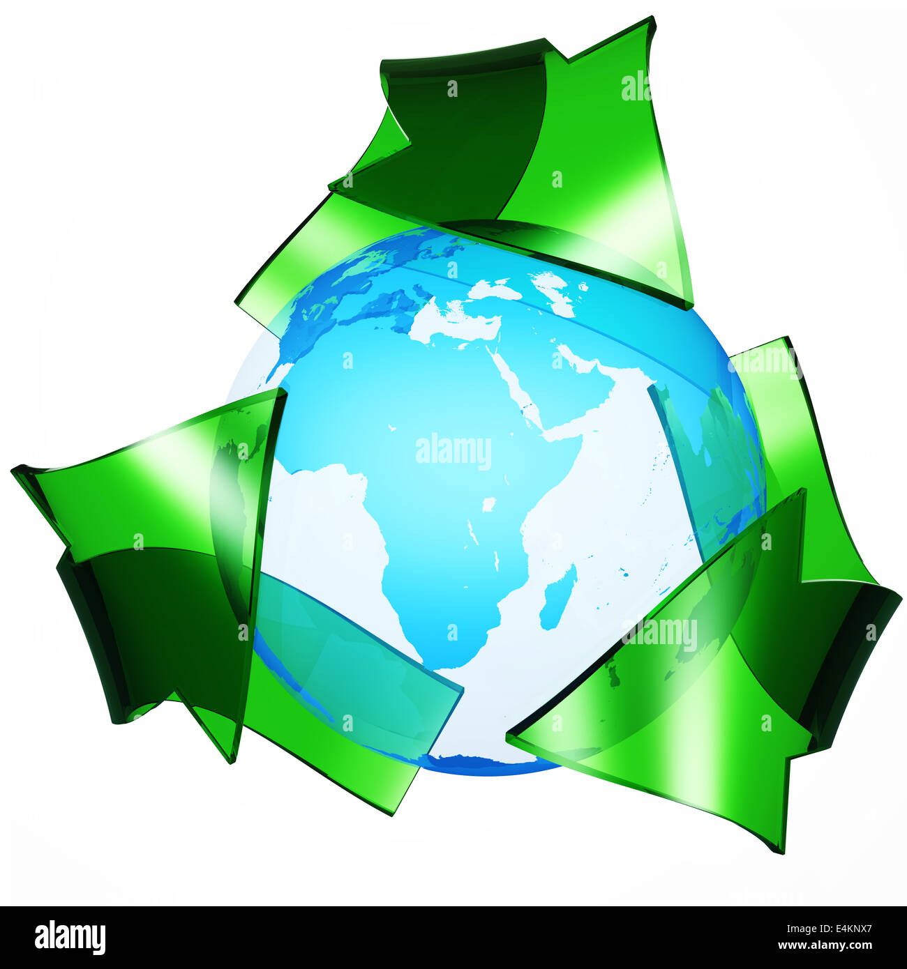 Environmental concept glass globe Cut Out Stock Images & Pictures - Alamy