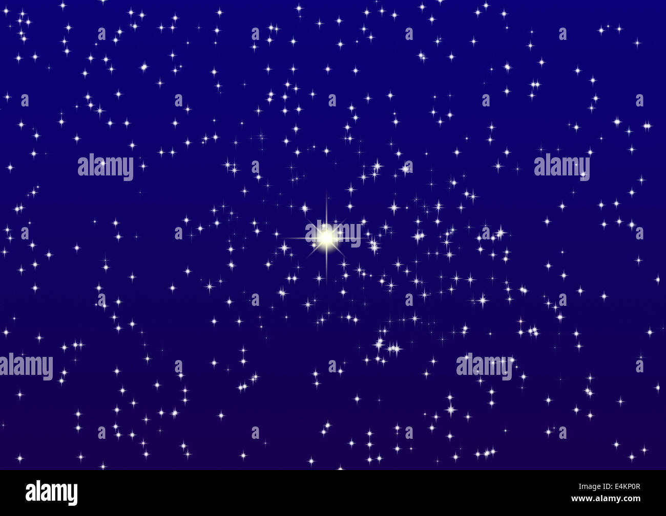 Single Star At Night