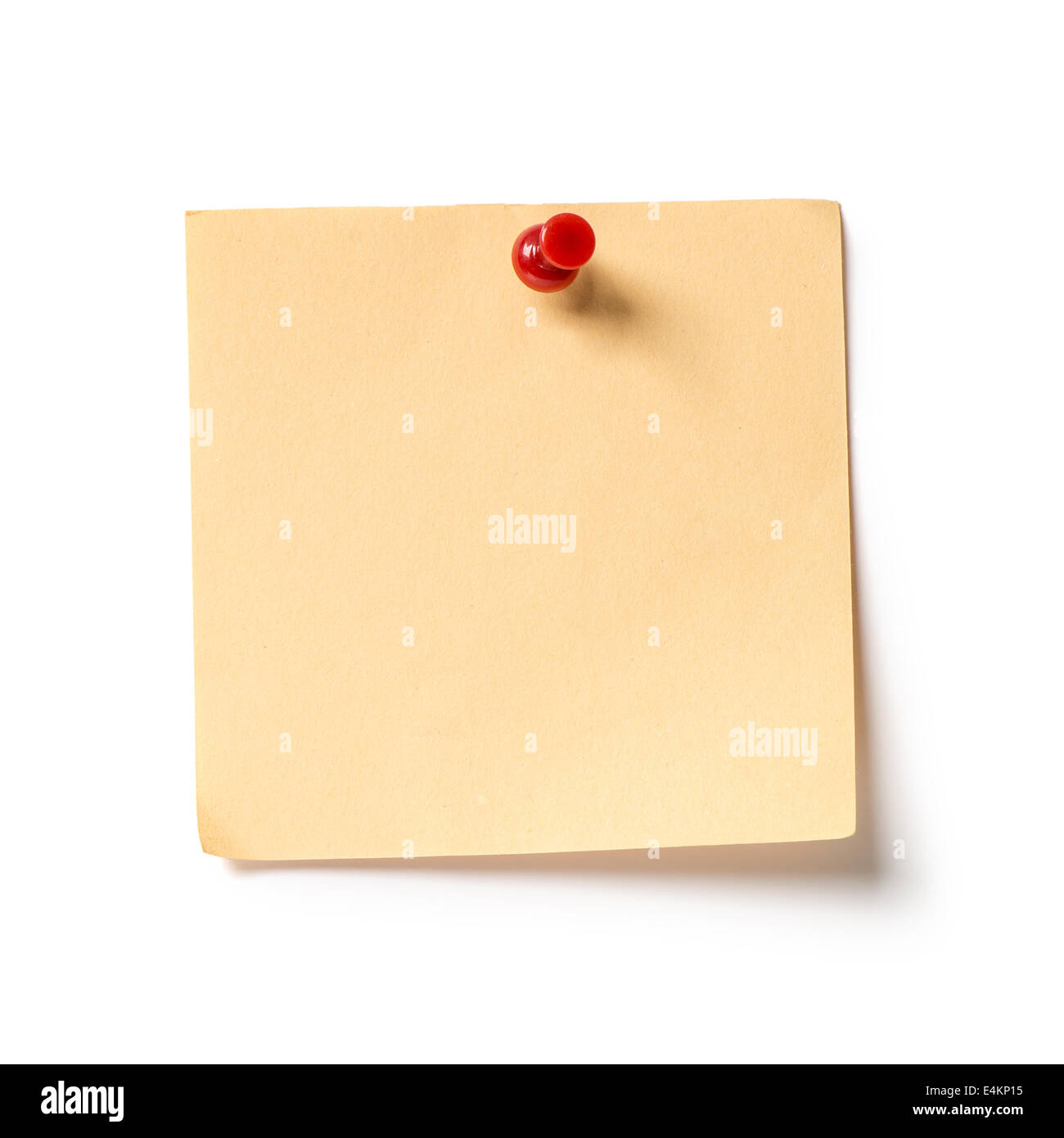 Note with a paper clip Stock Photo - Alamy