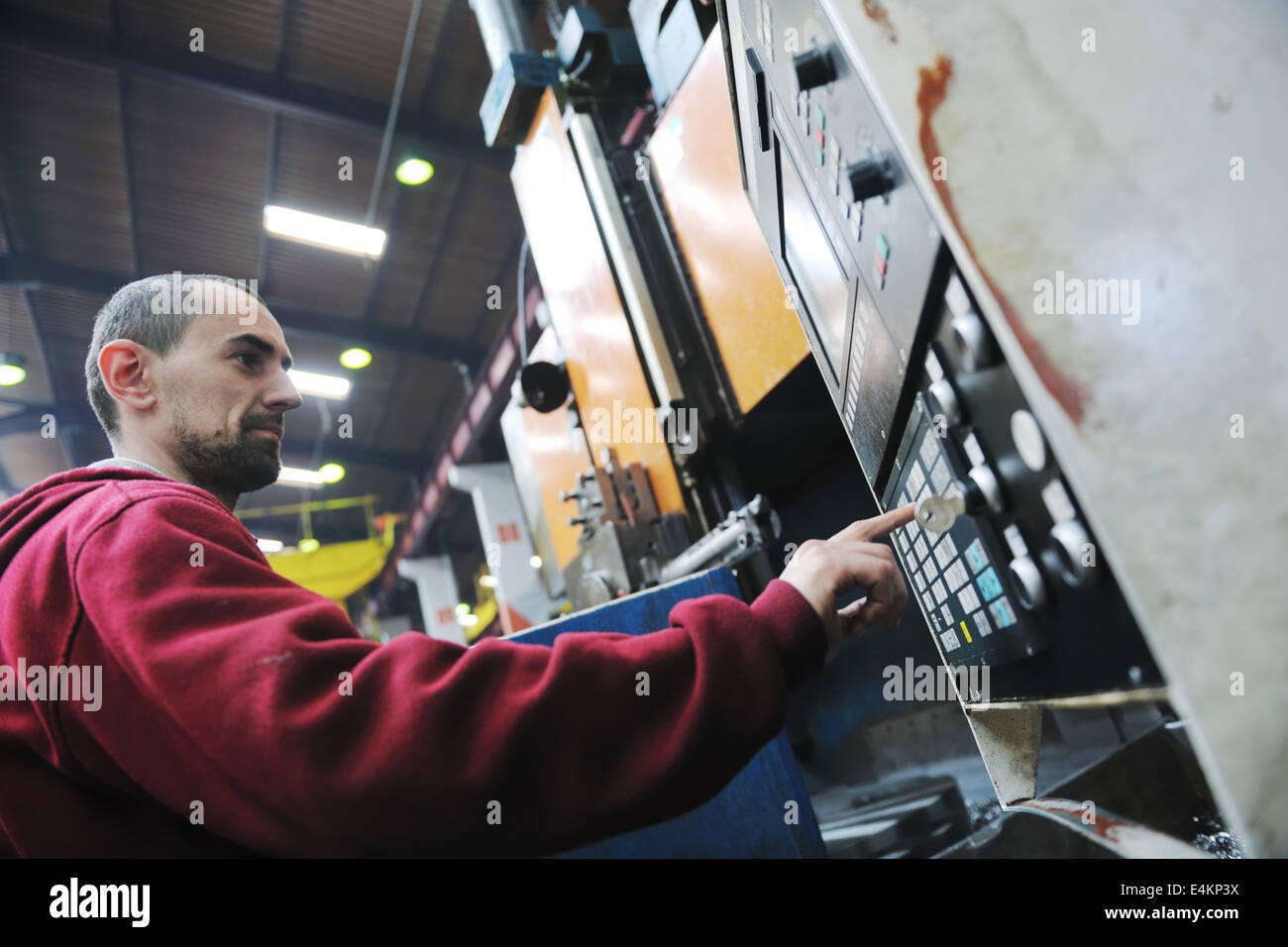 industry workers people in factory Stock Photo - Alamy