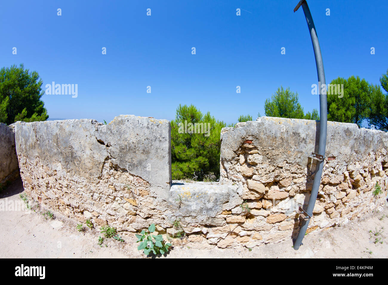 Arabic castle in Denia Spain Stock Photo - Alamy
