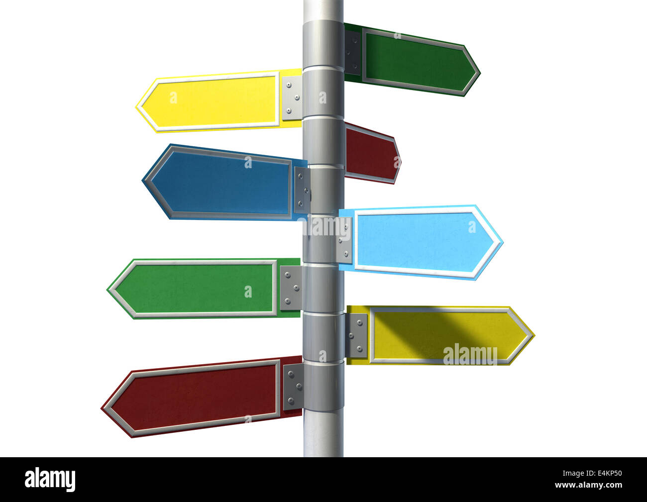 Road Sign Distance Sign Directional Sign Blank Stock