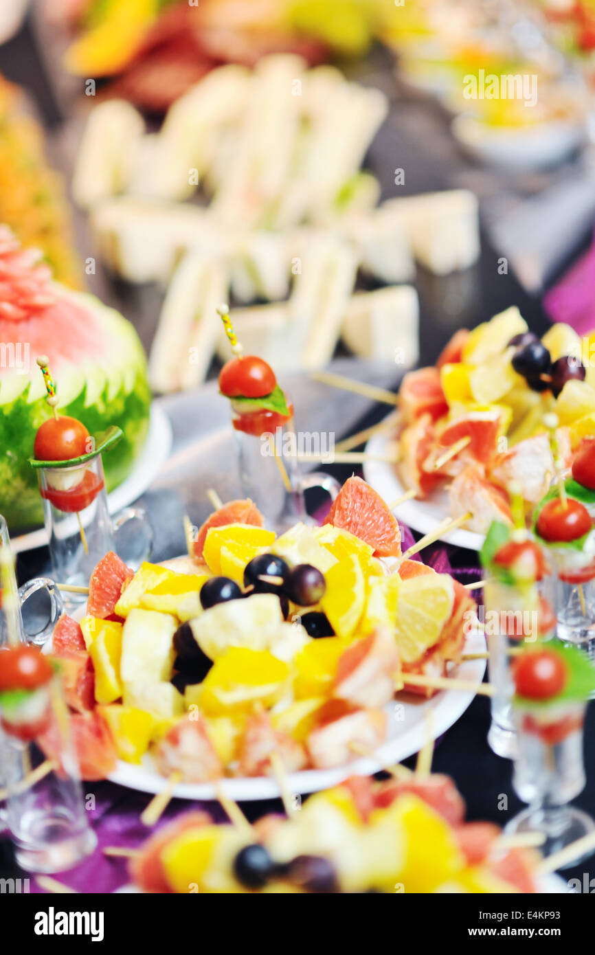 buffet food closeup Stock Photo - Alamy