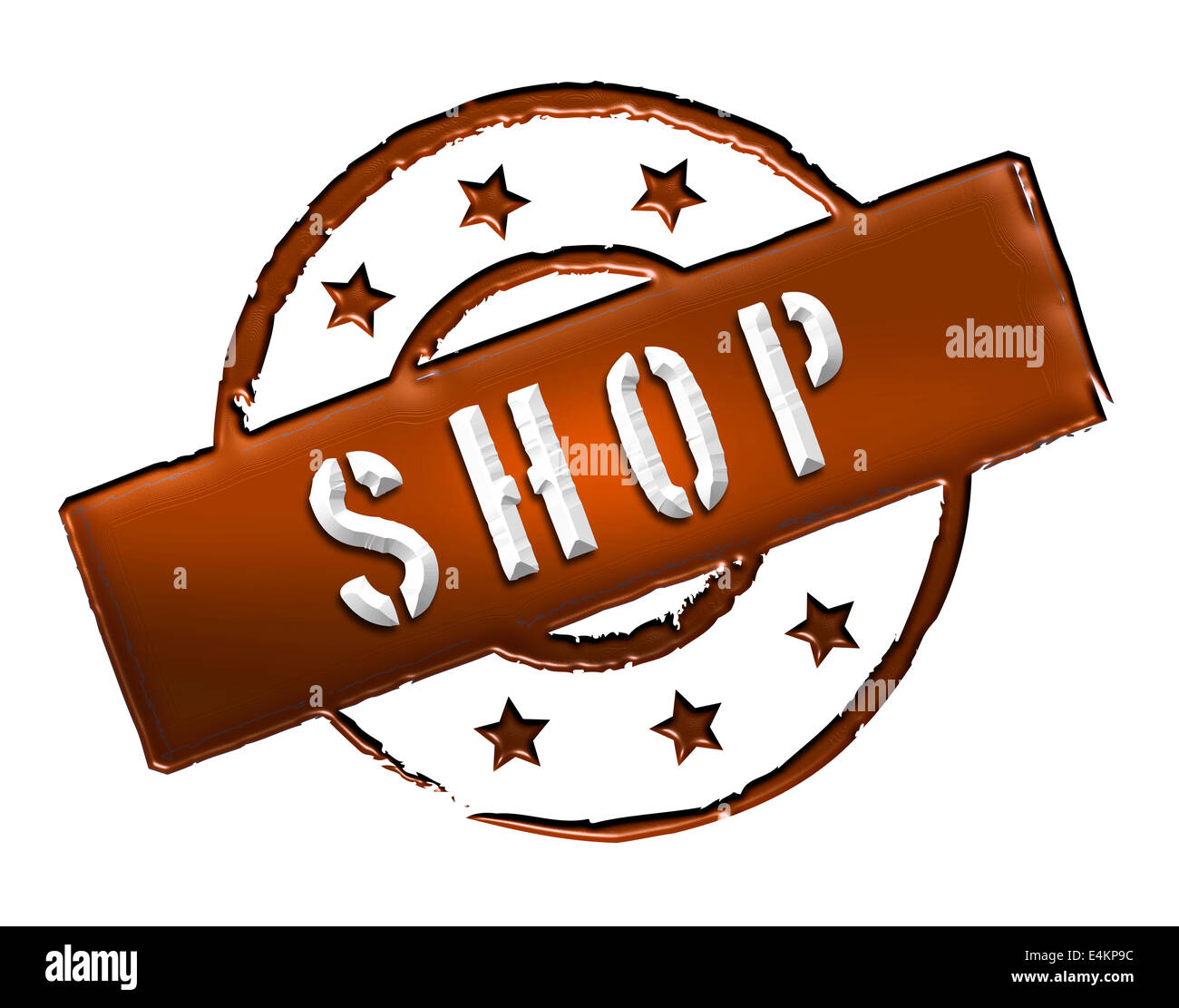 Stamp - SHOP Stock Photo - Alamy