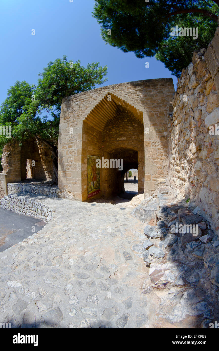 Arabic castle in Denia Spain Stock Photo - Alamy
