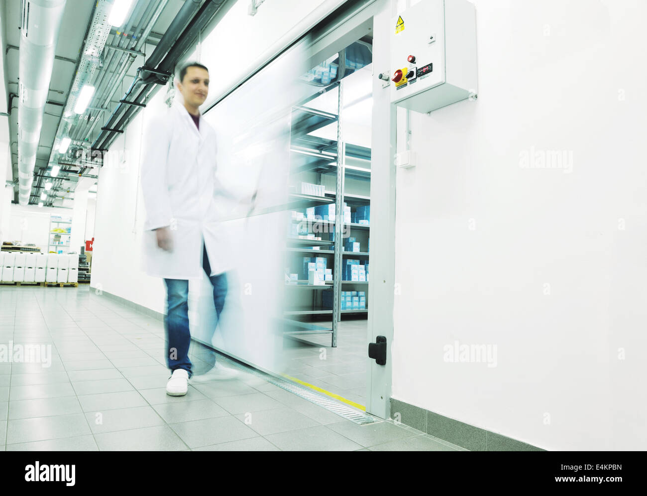 medical factory supplies storage indoor Stock Photo - Alamy