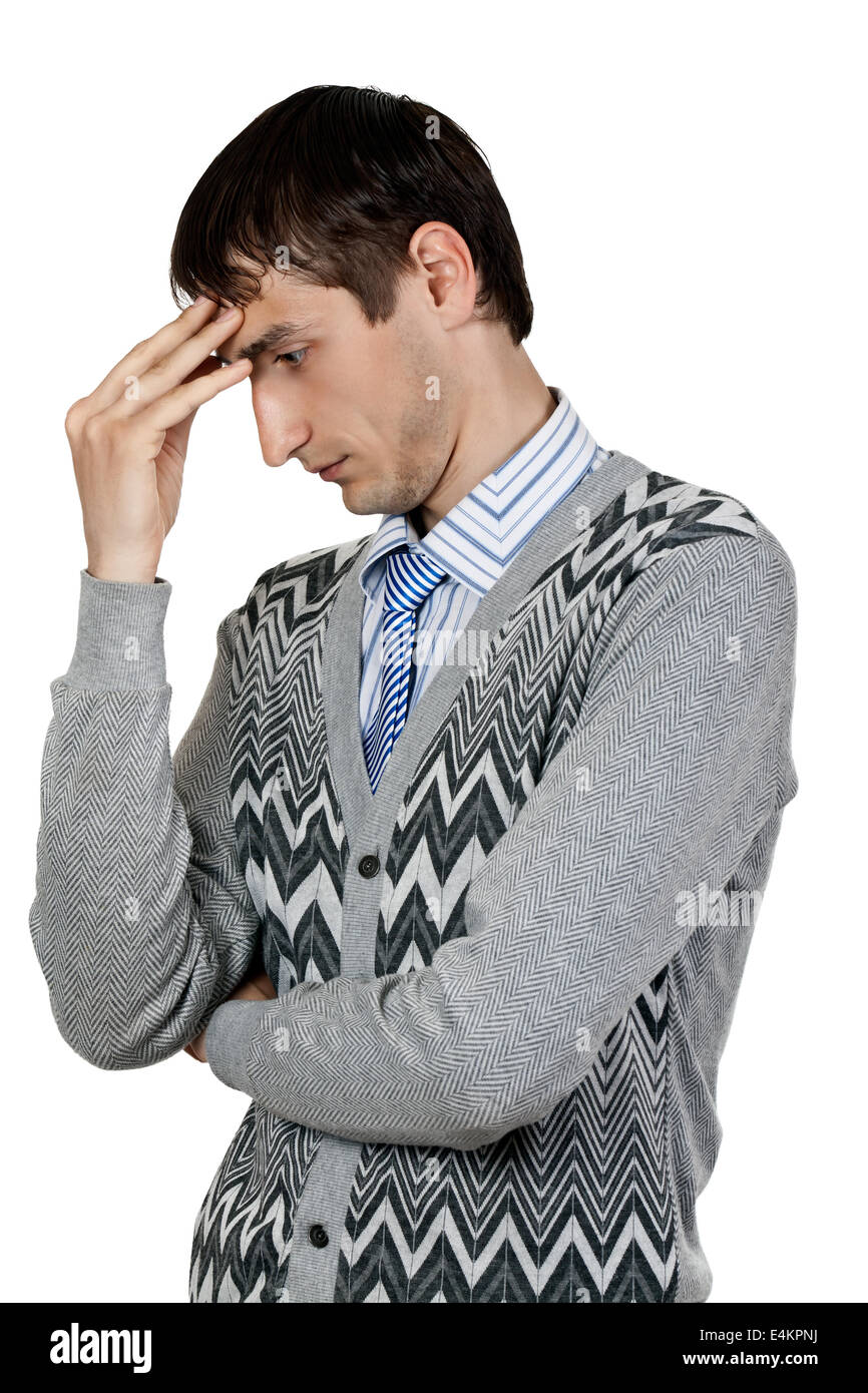 Man Pose The Thinker High Resolution Stock Photography and Images - Alamy