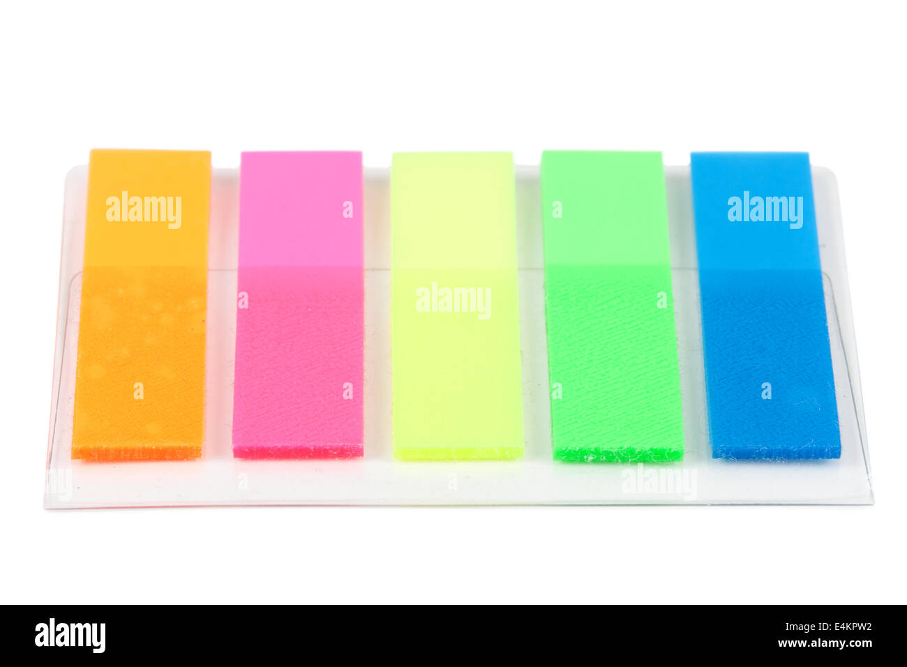 five colorful bookmarks Stock Photo - Alamy