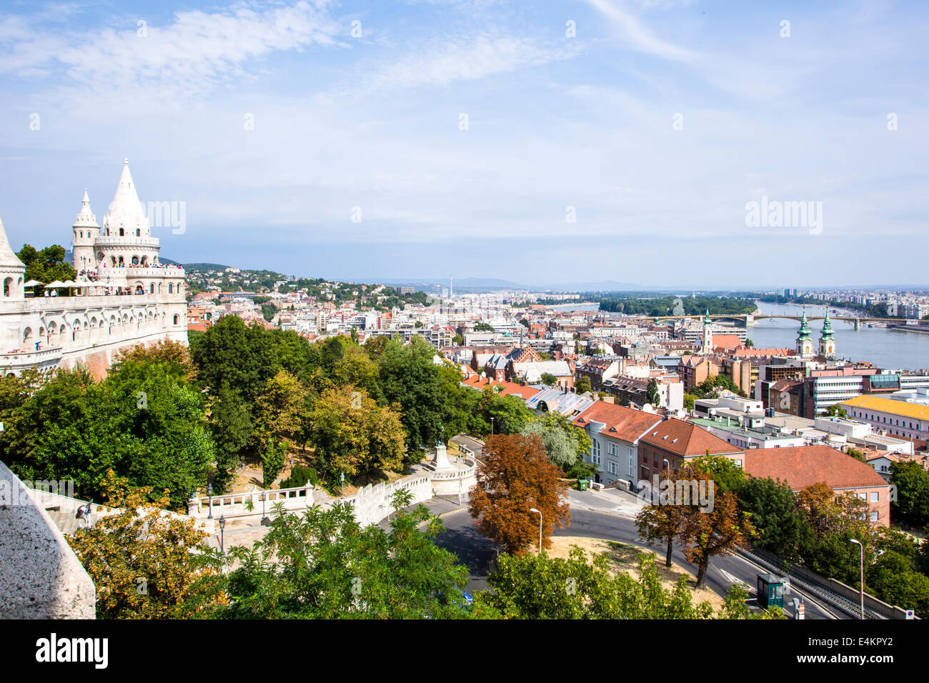 Eastern Europe, Hungary, Budapest, cityscape from the Cittadella Stock ...