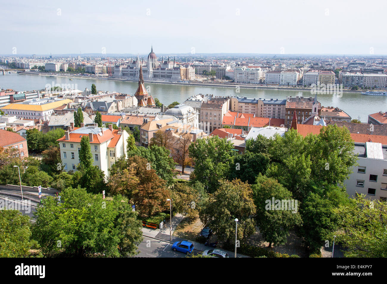 Eastern Europe, Hungary, Budapest, cityscape from the Cittadella Stock ...