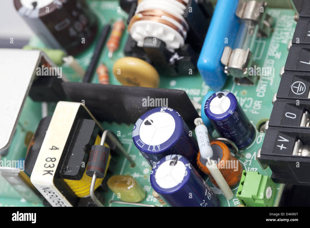 Old electronic circuit Stock Photo - Alamy