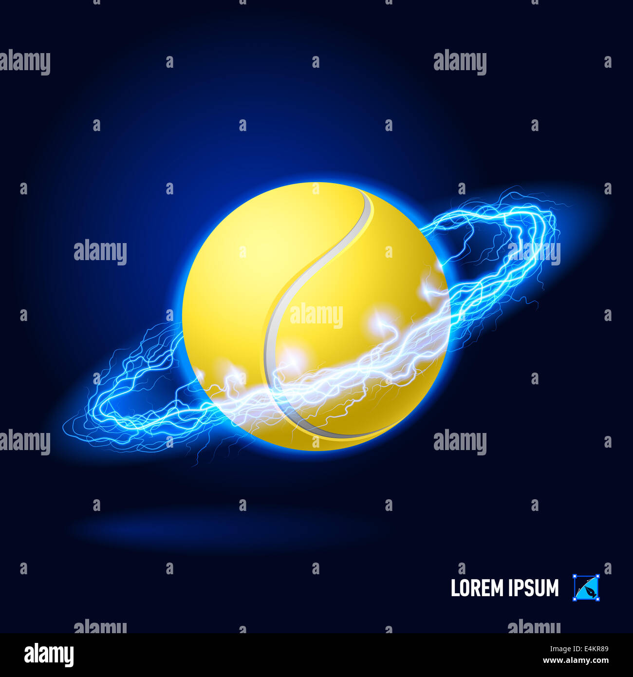 Blue electric realistic flash hi-res stock photography and images - Alamy