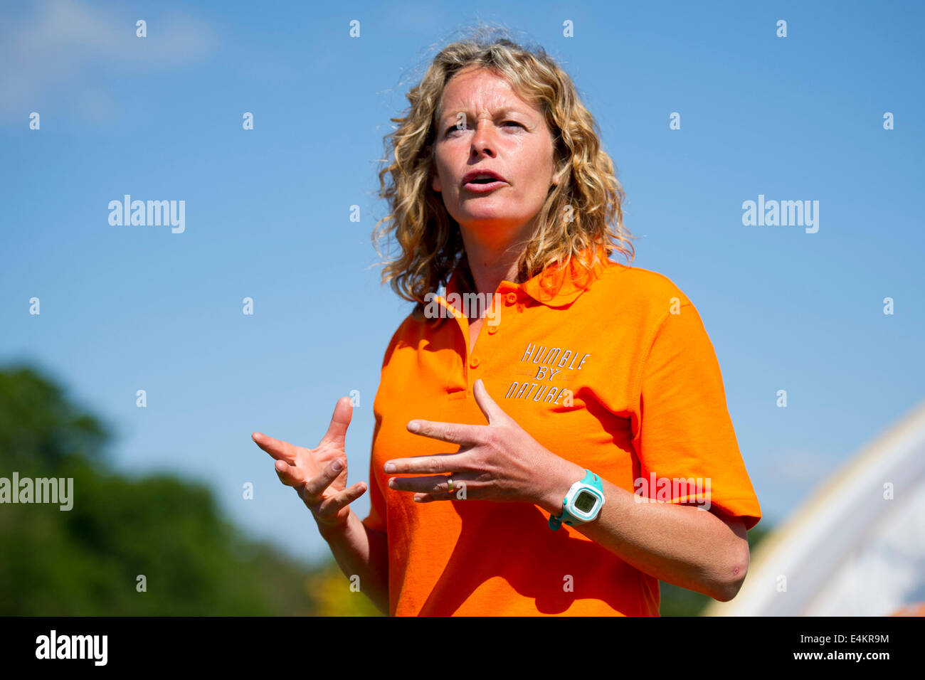 BBC wildlife and science TV presenter Kate Humble Stock Photo - Alamy
