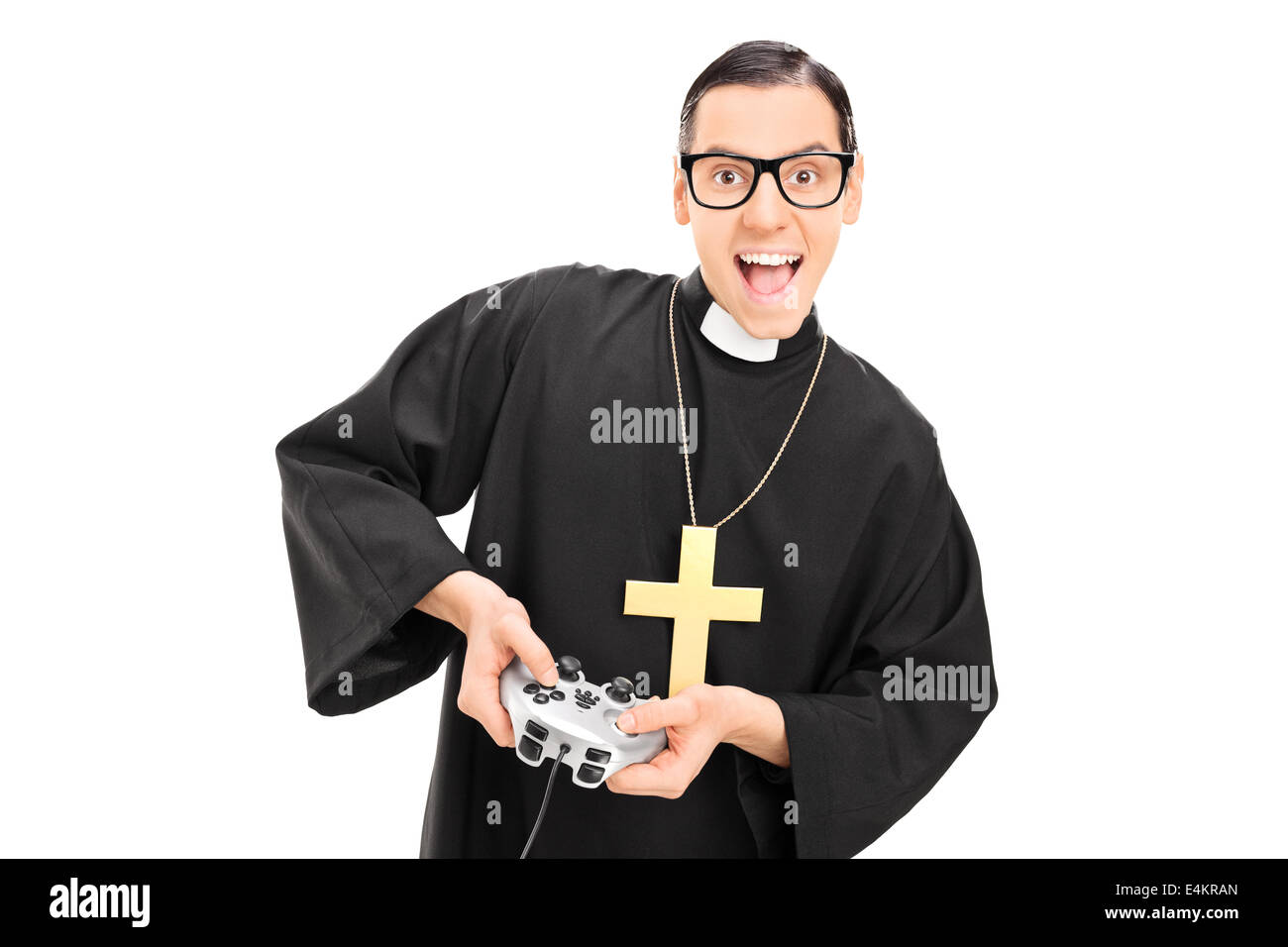 Modern priest hi-res stock photography and images - Alamy