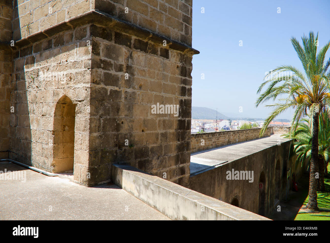 Arabic castle in Denia Spain Stock Photo - Alamy