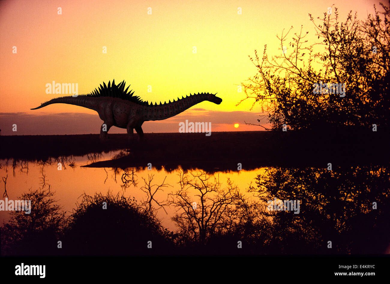 Agustinia Dinosaur Stock Photo - Alamy