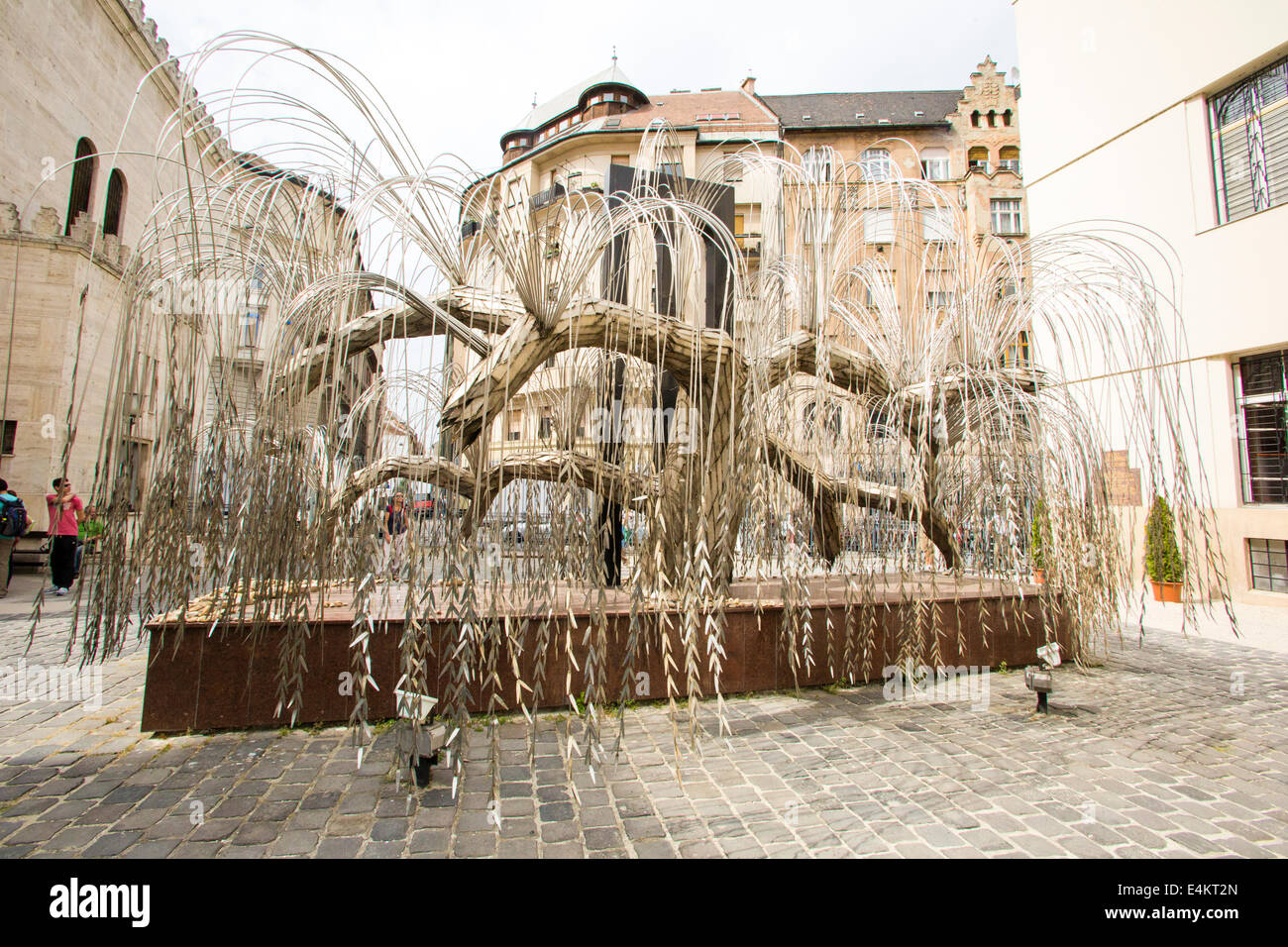 Eastern Europe, Hungary, Budapest, Dohany Street Synagogue The Tree of ...