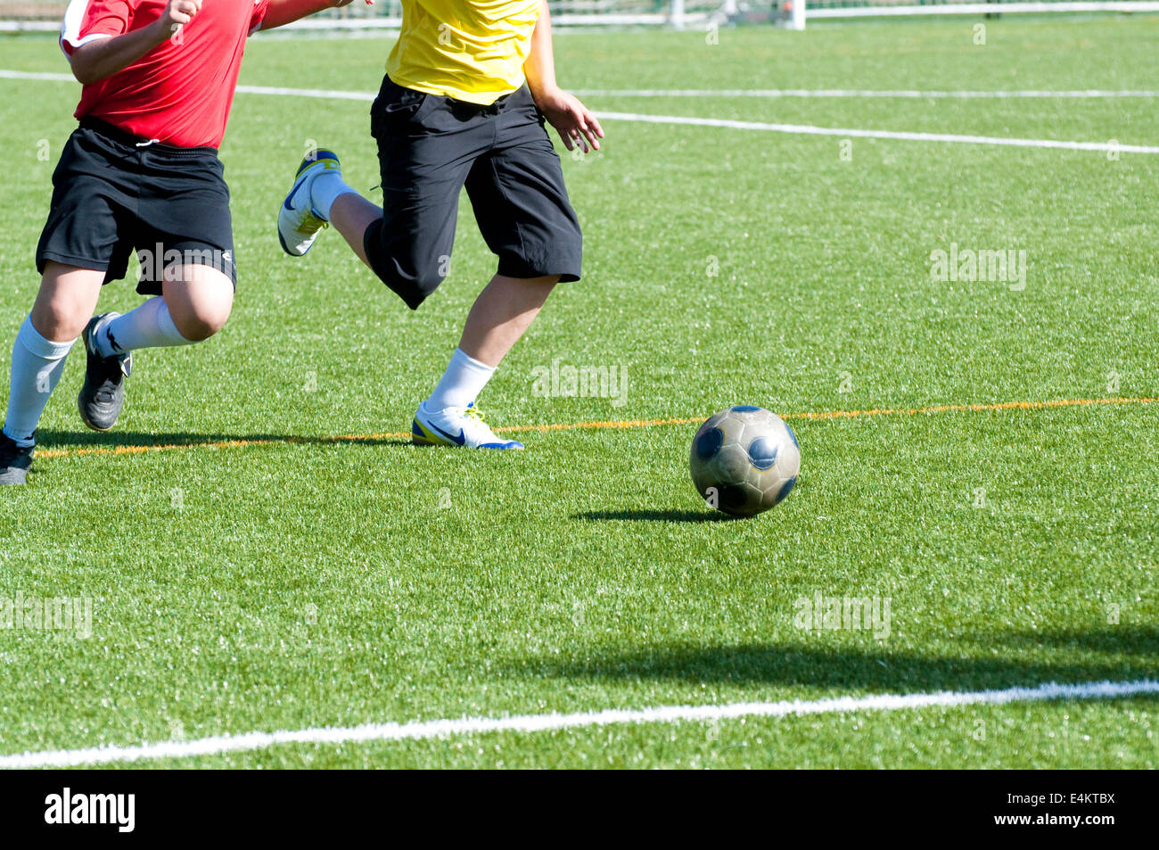 Picture of a football scene Stock Photo - Alamy